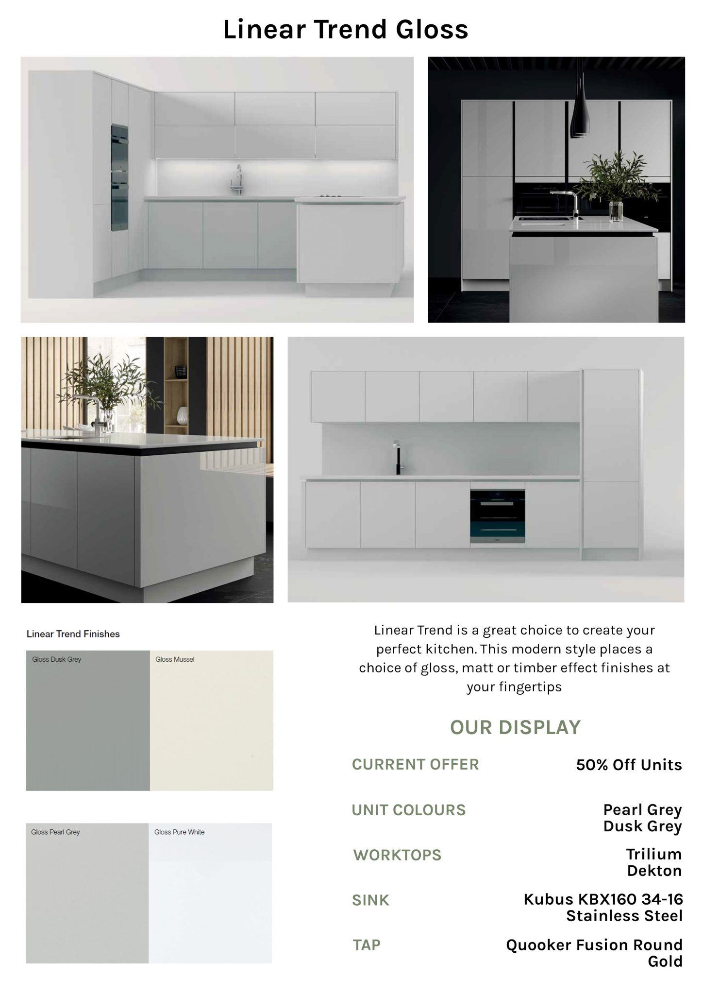 Linear Trend Gloss Display – Buxton Woodworks